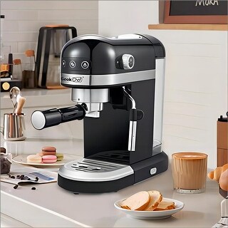 20-Bar Espresso Machine with Rich Foam Milk and Fast Heating - Bed Bath ...