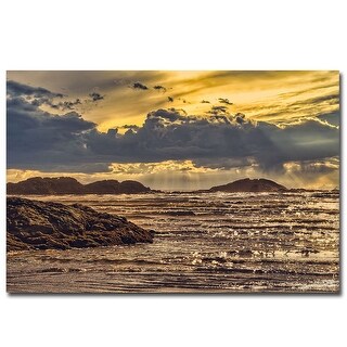 Golden Sky Sunset by Chuck Burdick Gallery Wrapped Canvas Giclee Art ...