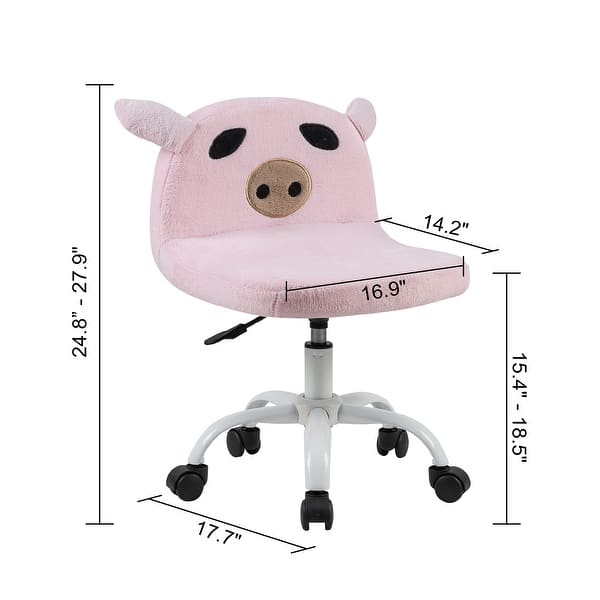 Animal print Swivel Ergonomic Kids Desk Chair,Children Study Chair ...