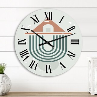 Designart 'Organic Mid Century Abstract Designs II' Mid-Century Modern ...