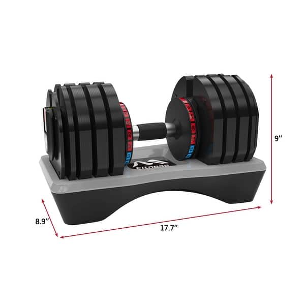 Adjustable Dumbbell 80Lbs Single Dumbbell , with Anti-Slip Handle, Fast ...