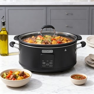 10qt Large Capacity Digital Slow Cooker with Aluminum Pot - Bed Bath ...