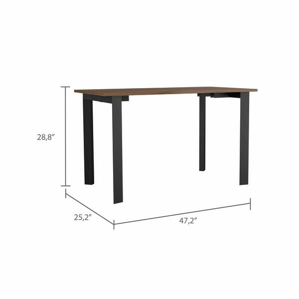 Industrial Modern Desk Rectangle Computer Desk Home Office Writing Desk ...