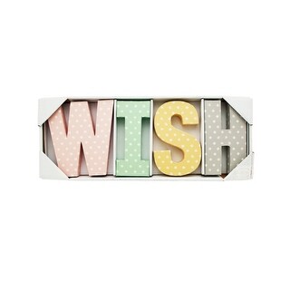 Wish Letters Wall Decor - Pack of 2 - Bed Bath & Beyond - 20471435