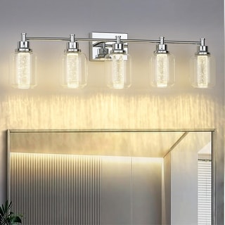 23.4W 5-Light LED Vanity Lighting Fixture - Bed Bath & Beyond - 39572888