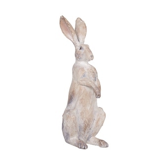 Transpac Resin 13" White Easter Dimensional Shaded Bunny Decor - N/A ...