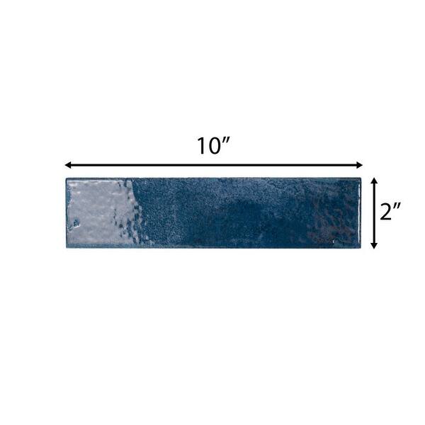 Mojave 2" x 10" Zellige Porcelain Wall Tile - Bed Bath & Beyond - 39116785