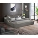 Zoya Modern Style Queen Bed Made with Wood, Built in USB Hookups ...