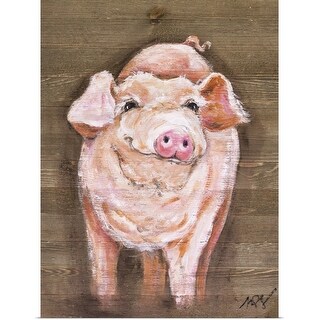 "Pig" Poster Print - Multi - Bed Bath & Beyond - 23574487