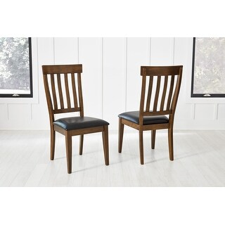 Simply Solid Periander Slatback Side Chair (Set of 2) - Bed Bath ...