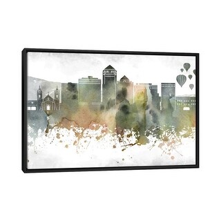 iCanvas "Albuquerque Skyline" by WallDecorAddict Framed - Bed Bath ...