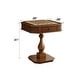 Roomfitters Bishop Cherry Reversible Chess Checker Game Table, 3-in-1 ...