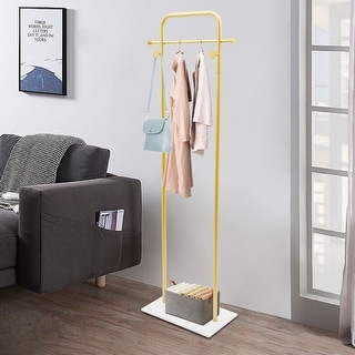 Free-Standing Coat Rack Modern Rectangular Clothes Rack. - Bed Bath ...