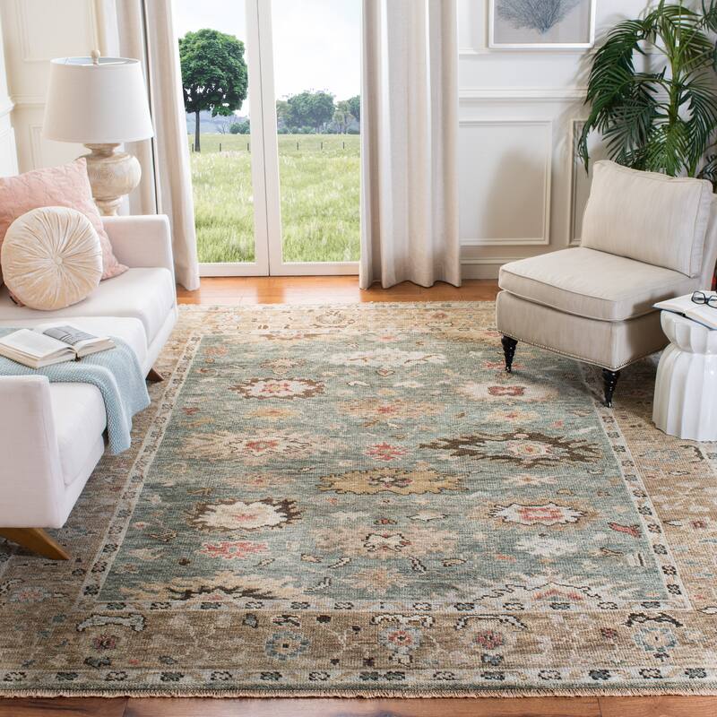 SAFAVIEH Hand-Knotted Samarkand Penilopa Traditional Wool Rug - On Sale ...