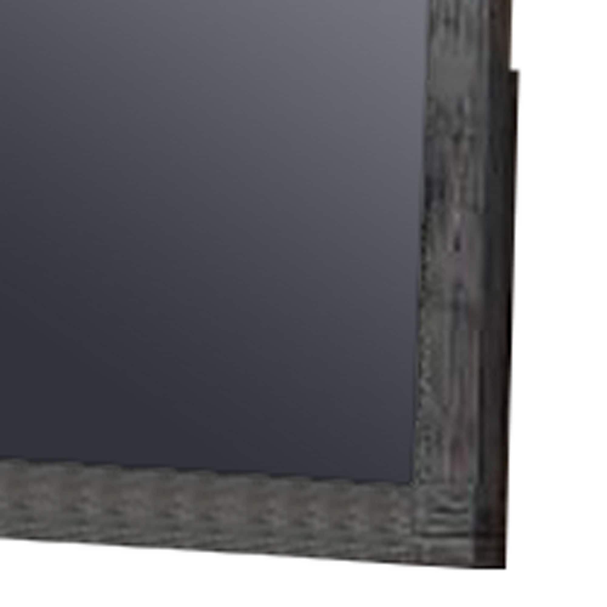 dark grey rectangle mirror