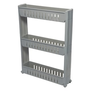 Simplify 3 Tier Slim Slide Out Storage Cart - Bed Bath & Beyond - 32035037