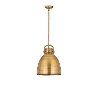 Innovations Lighting Newton Metal Bell - 1 Light 14" Stem Hung Pendant ...