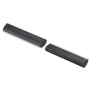 Card Edge Connector Black Socket Right Angle 62 Pin 2.54mm Pitch, Pack ...
