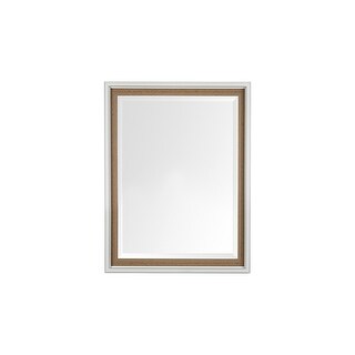 White Natural Bev Mir 30 x 40 - 34.4L x 2.5W x 44.4H - Bed Bath ...