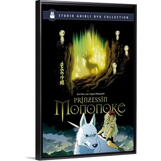 "Princess Mononoke (1997)" Black Float Frame Canvas Art - Bed Bath ...