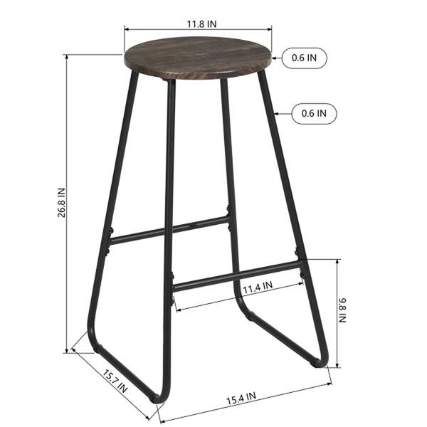 27 Inch Counter Height Bar Stools Set of 2 - Bed Bath & Beyond - 36692939