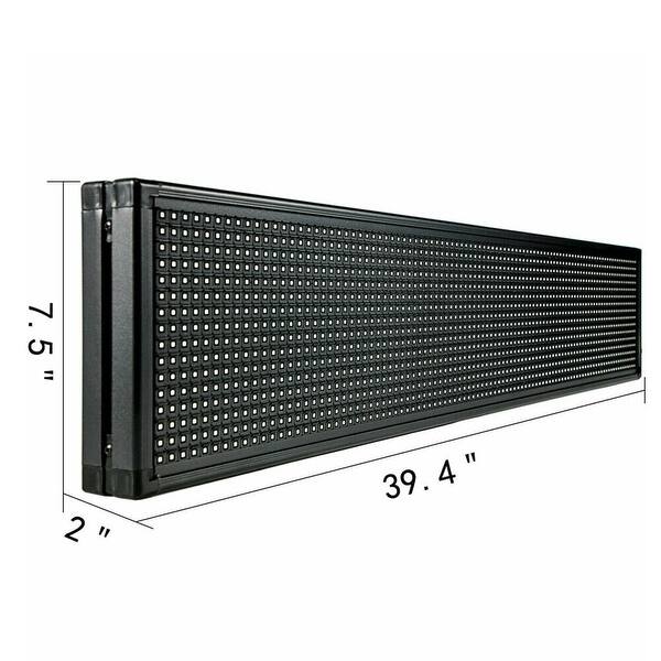 40in LED Sign Business Store Sign Scrolling Message Board - 40x8in ...