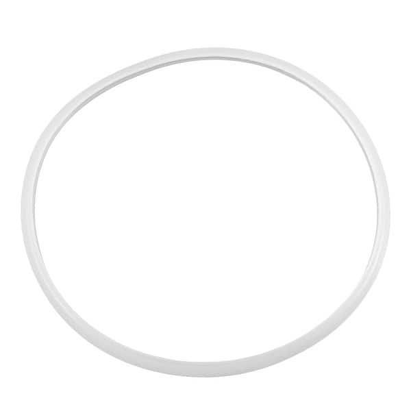 Home Kitchen Cookware Gasket Pressure Cooker Sealing Ring - Clear White ...