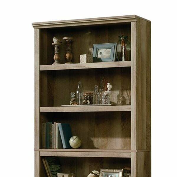5 Shelf Bookcase Adjustable Shelves Beige - 52 x 63 - Bed Bath & Beyond ...