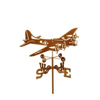 Ez Vane Ez1000-Pt B17 Airplane Weathervane With Post Mount - Bed Bath ...