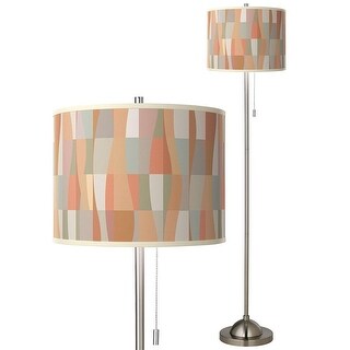 Sedona Brushed Nickel Pull Chain Floor Lamp - 13" x 62" - Bed Bath ...