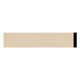 WM266: 1/4-in D x 1-1/2-in W x 96-in L Americraft Solid Hardwood Stain ...