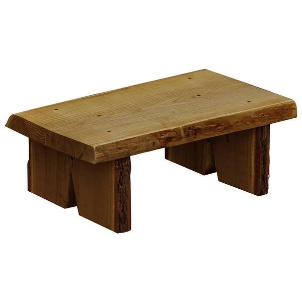 Live Edge Locust Wood 2' Briar Patch Flower Pot Bench - Bed Bath ...