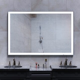 Wall Mounted Extra Large Size LED Bathroom Vanity Mirror - Bed Bath ...