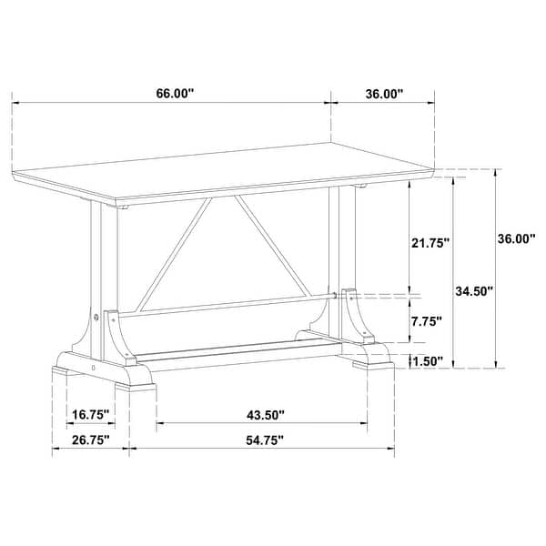 Aldrich 66-inch Marble Top Counter Height Dining Table White - Bed Bath ...