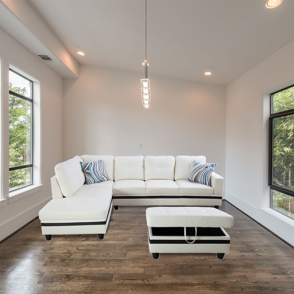 Off-White Sectional Sofas - Bed Bath & Beyond