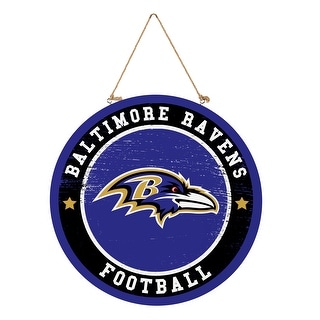 Baltimore Ravens Wooden Door Decor Wall Sign - Multi-Color - Bed Bath ...