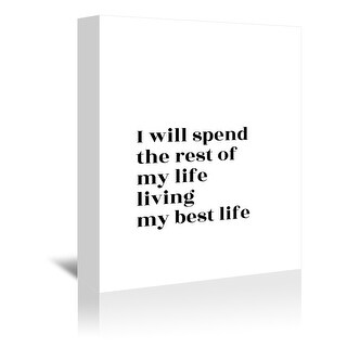 Americanflat - 8" x 10" Commitment by Explicit Design Wrapped Canvas ...