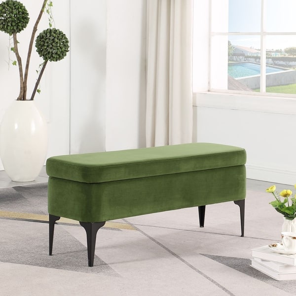 HomePop Modern Storage Bench - Bed Bath & Beyond - 36355939
