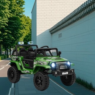 Ride-On Truck 12V Battery Powered Car with Parent Remote, Dual Motors ...