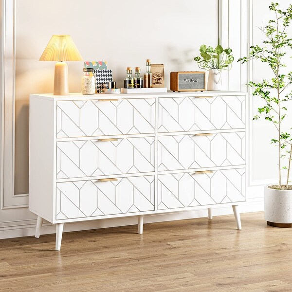 Wide modern dresser store