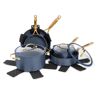 Non-Stick Pots and Pans 12-Piece Cookware Set - Bed Bath & Beyond ...