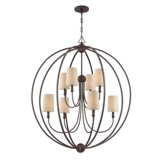 Libby Langdon for Crystorama Sylvan 8 Light Dark Bronze Chandelier - 40 ...