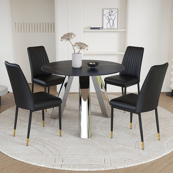 granite topped dining table