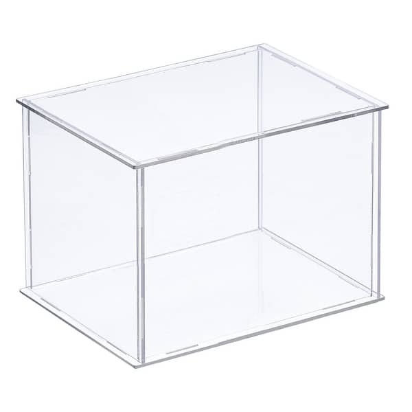 Acrylic Display Case Plastic Box Cube Storage Box Dustproof Showcase ...