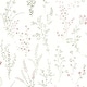 York Wallcoverings Wildflower Sprigs Pink & Green Wallpaper - Bed Bath ...