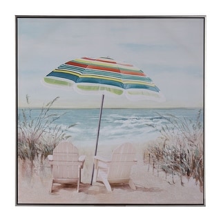 StyleCraft Muted Scenes on The Beach Art Print on Canvas - Bed Bath ...