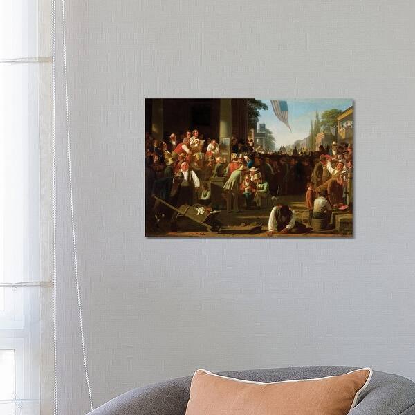 iCanvas "The Verdict Of The People, 1854a"55" by George Caleb Bingham ...