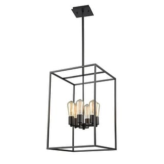 6-Light Open Framed Ceiling Chandelier - 21" - Oil Rubbed Bronze - Bed ...