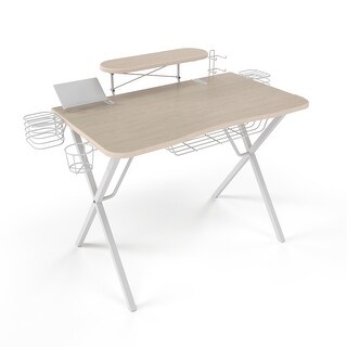 Atlantic Pro Gaming Desk with Basket - Bed Bath & Beyond - 35797761