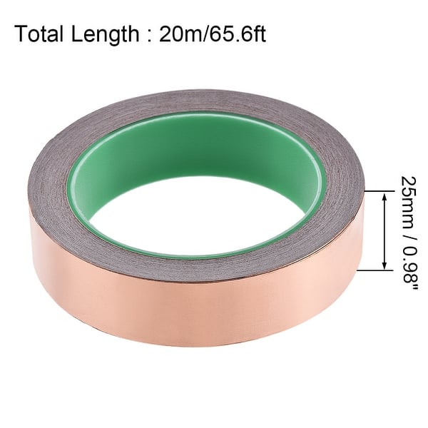 Double Sided Conductive Tape Copper Foil Tape 25mm x 20m for EMI ...